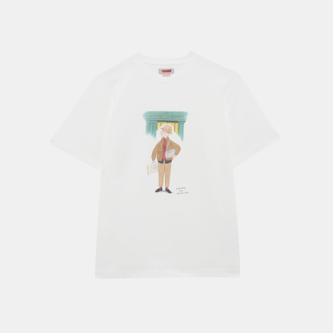 Baracuta Slowboy Colourman T-Shirt Off White – Brands Democracy